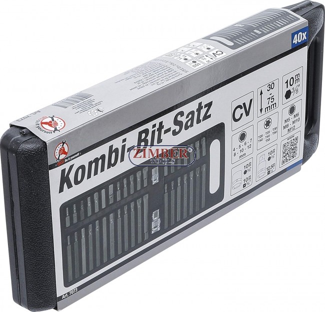 Combined Bit Set | 40 pcs. - 7073 - Bgs technic.