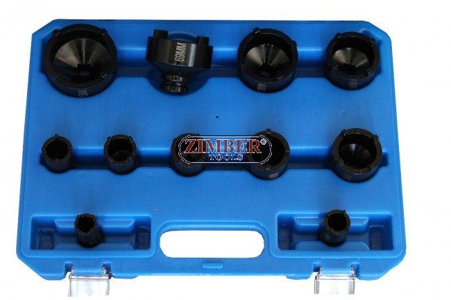 11-piece Special Socket Set for Grooved Nuts,22-75 mm - ZT-04B1081 ...