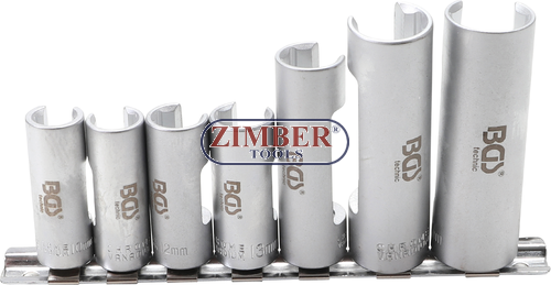 Special Socket Set, slotted | 10 mm (3/8") Drive | 10 - 19 mm | 7 pcs ...